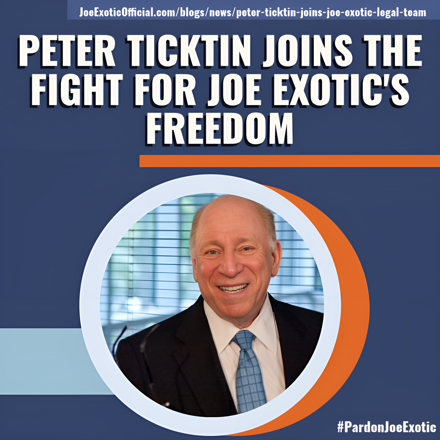 Peter Ticktin Joins Joe Exotic's Legal Team – Joe Exotic Official